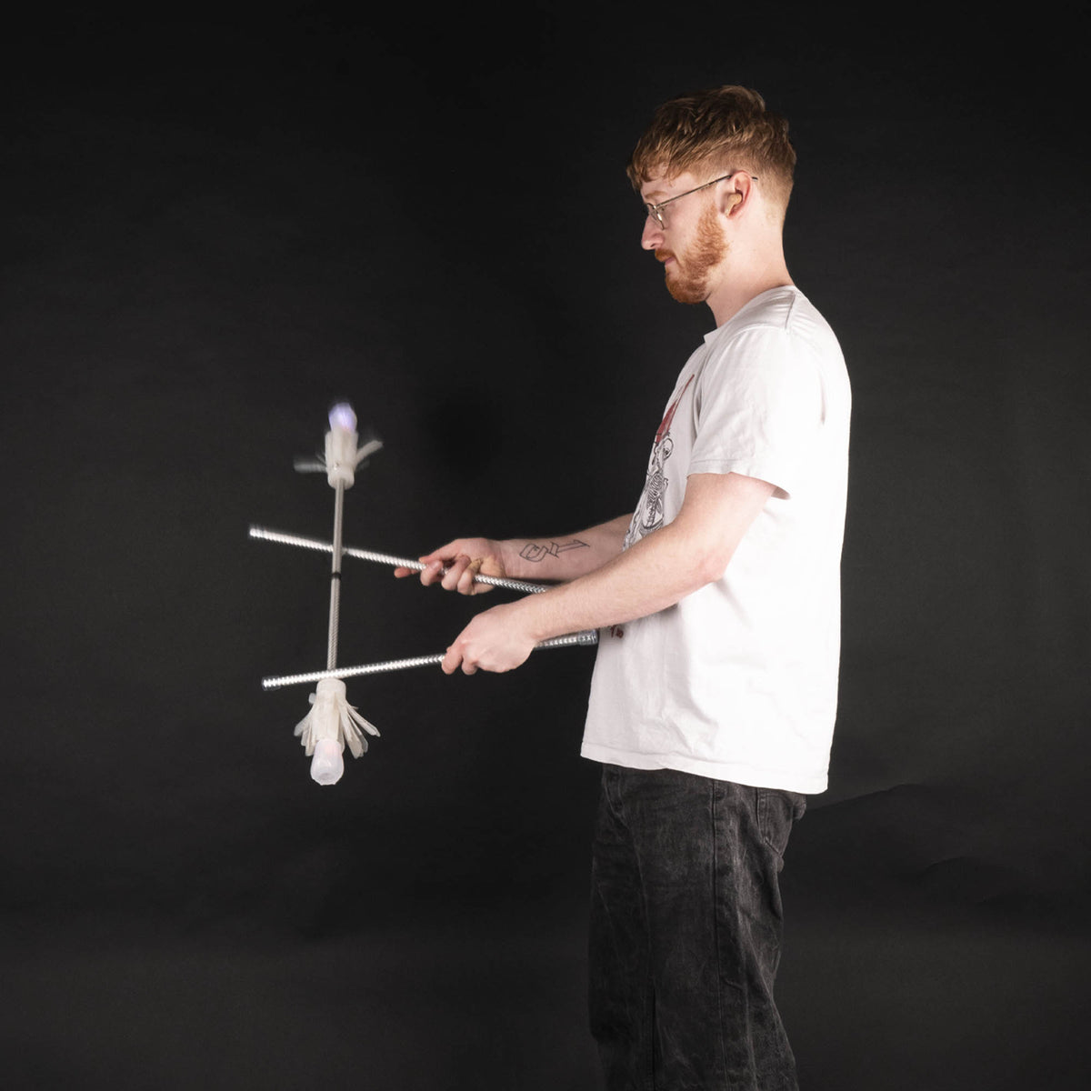 Flowtoys Composite LED Glow Flower Stick V2 - Capsule 2.0 flowerstick ...